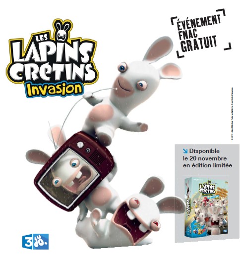 Séance photo avec les Lapins Crétins à la Fnac | 24h Santé
